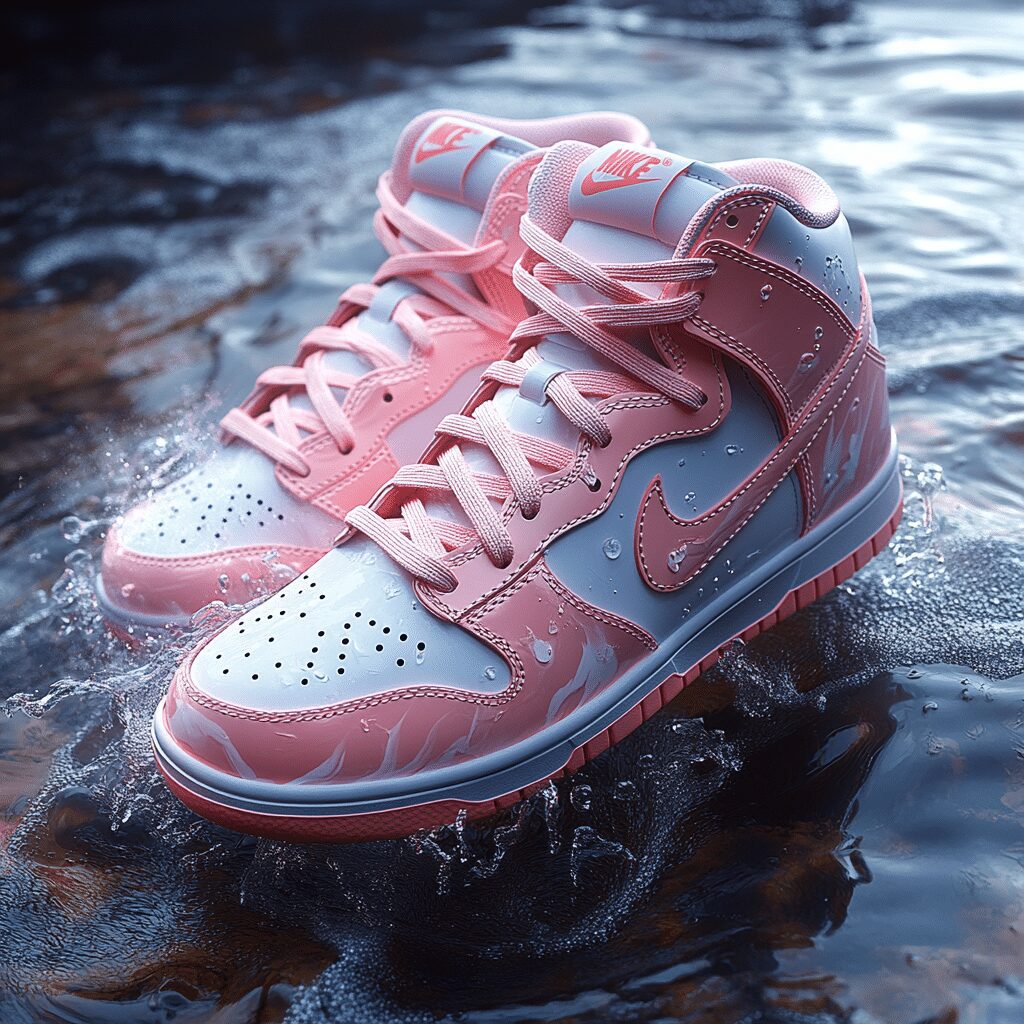 Pink Nike Tech Delivers Lightweight Warmth And Style