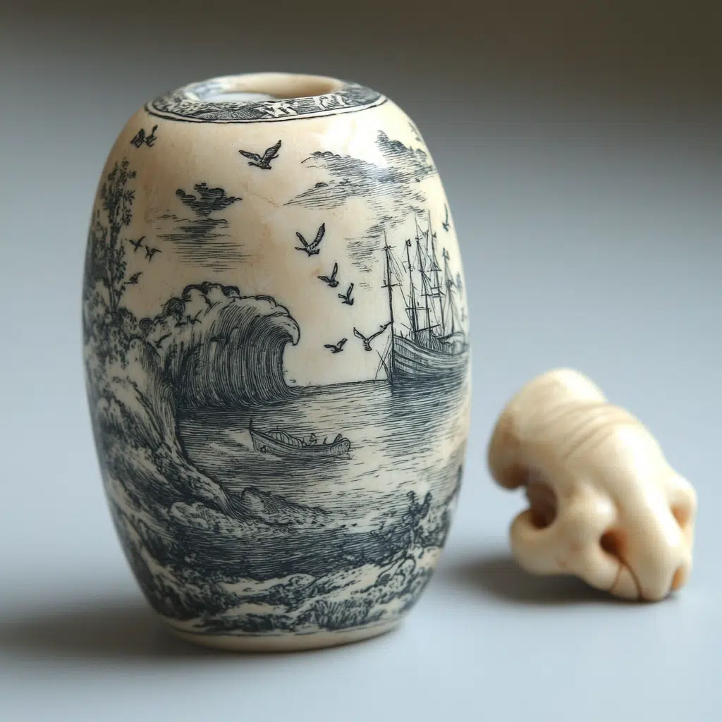 Scrimshaw Intricate Art From Whalers Of The Past