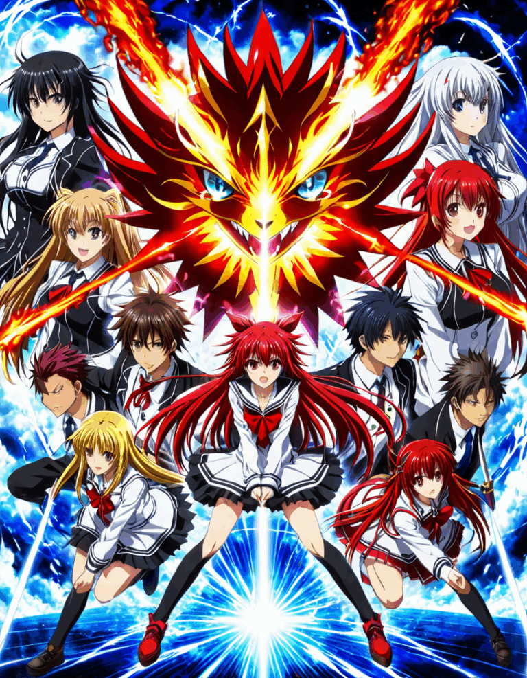 High School Dxd Thrilling Action And Irresistible Charm